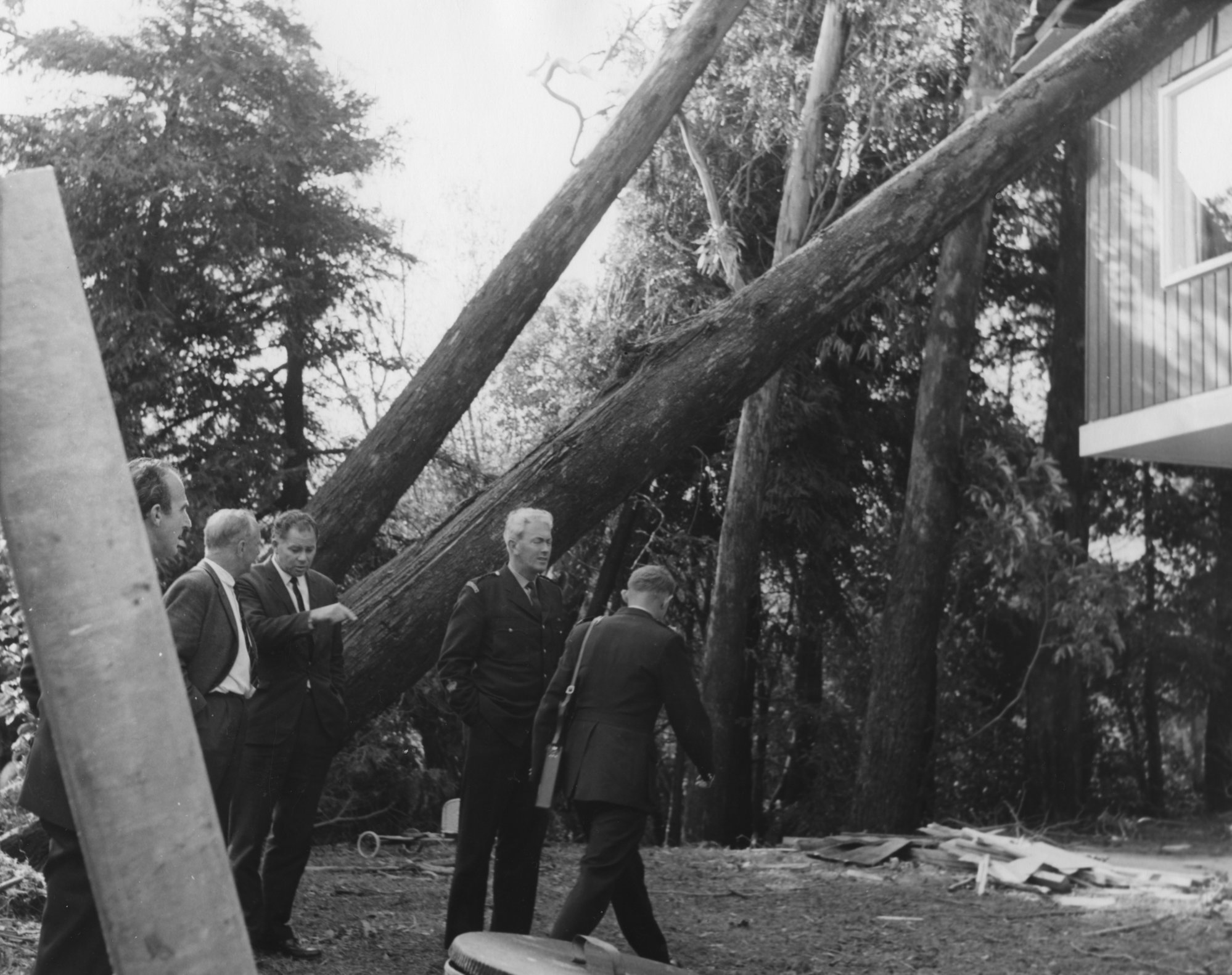 Wahine storm damage; Silverstream. | Upper Hutt Libraries