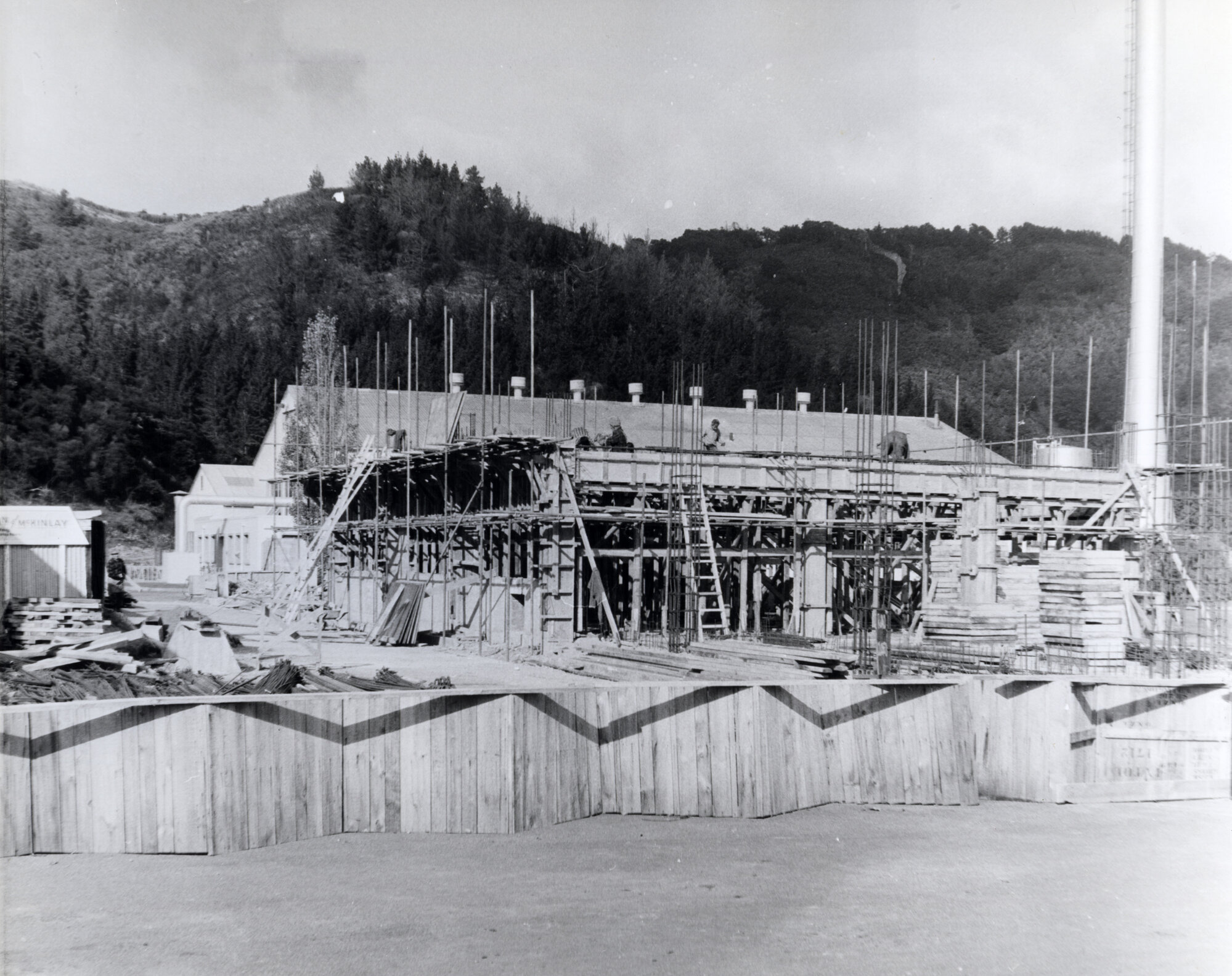 Dunlop factory building construction; 2-storey administration block ...