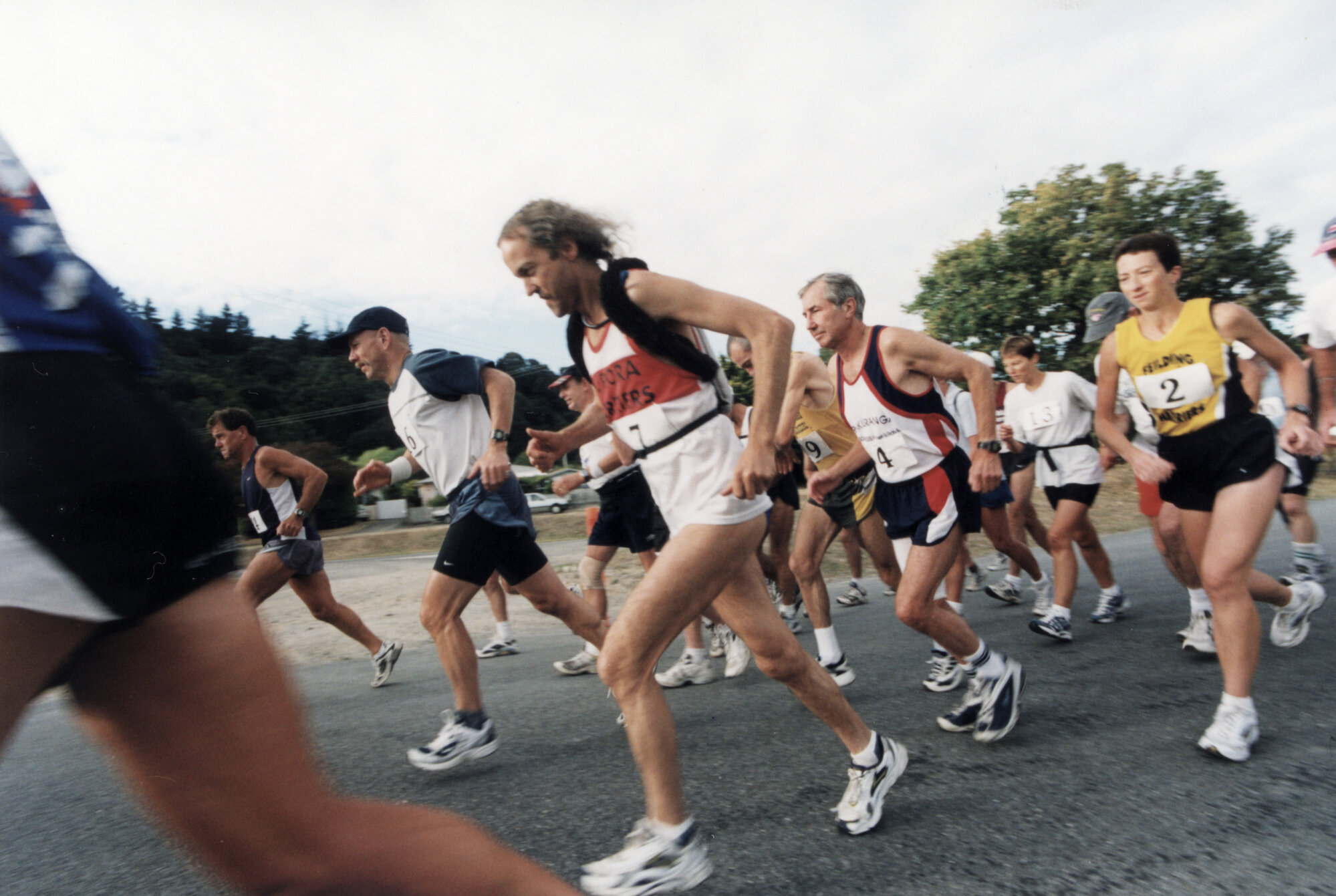 Hutt River Trail off-road marathon starts; Mike Stewart, No. 7 had run ...