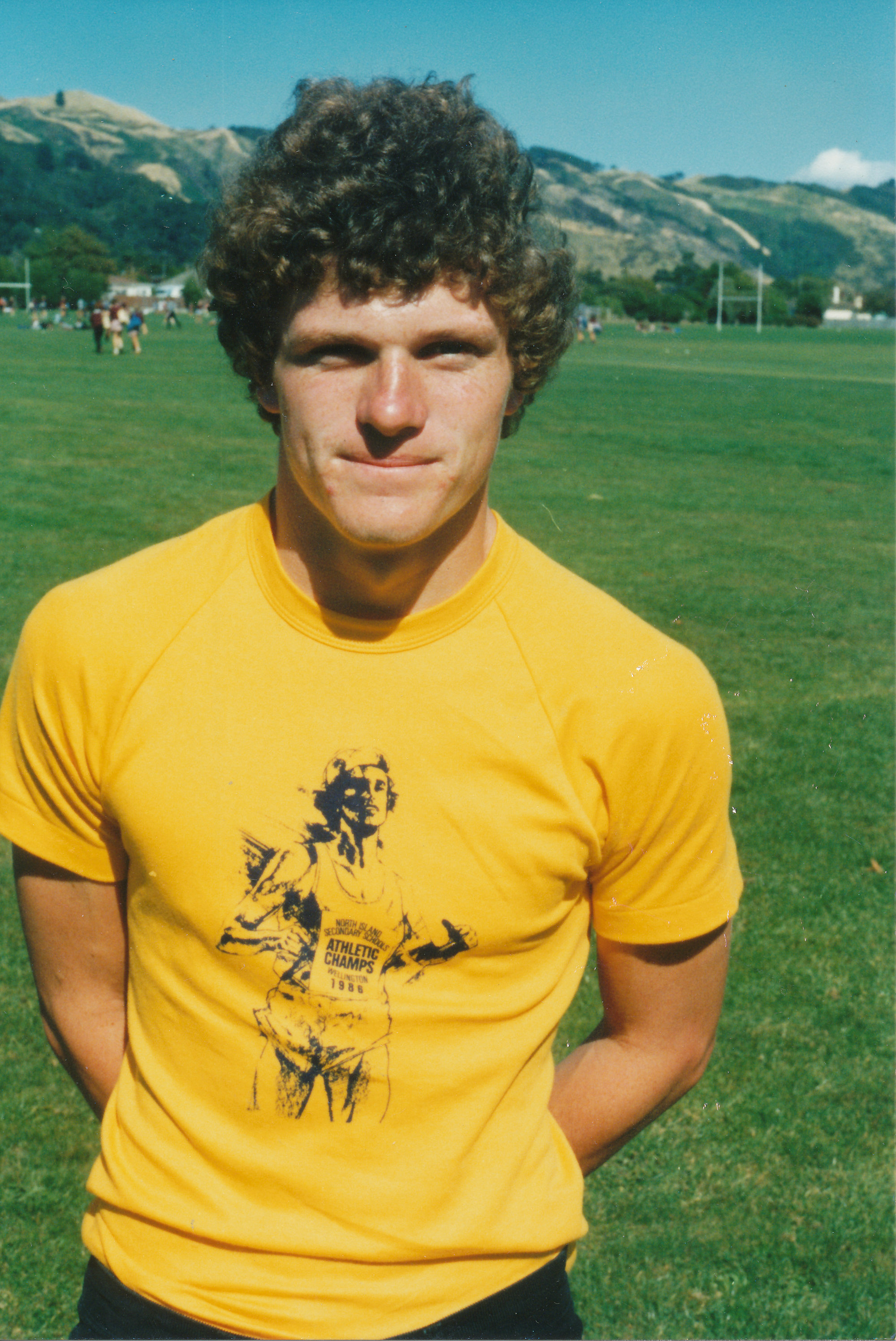 Gary Stone, Heretaunga College 6th-form sprinter. | Upper Hutt Libraries