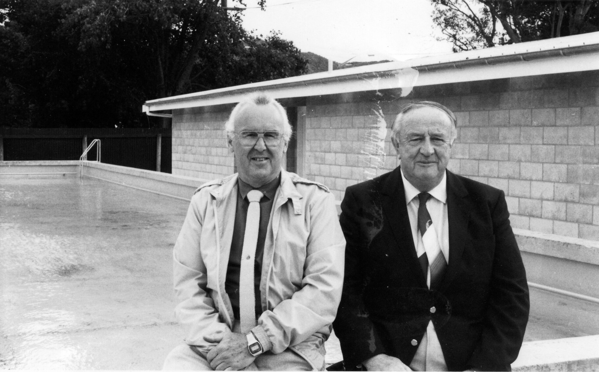 Upper Hutt School; principal Howard Farr and deputy Raymond Scully ...