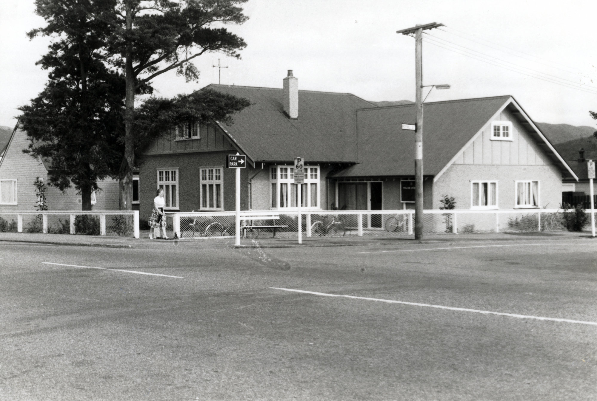 Former Upper Hutt Police station, corner of Main and Royal streets ...