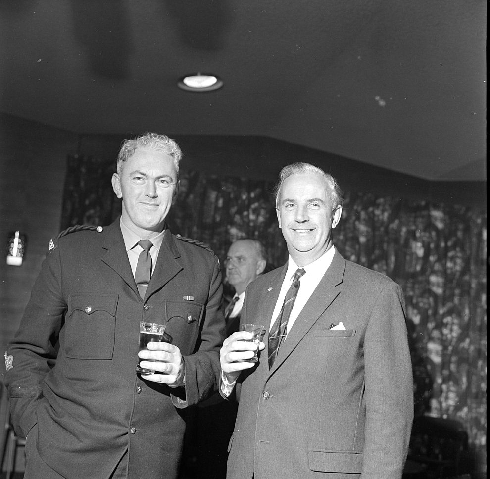 RSA opening, stage 1; Senior Sergeant Peter Dawe at left. | Upper Hutt ...