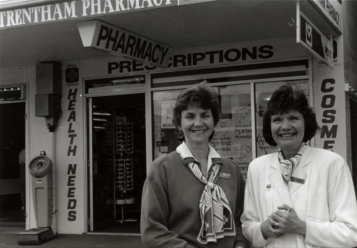 Trentham Pharmacy, 9a Camp Street; 10th birthday; assistant/cosmetic ...