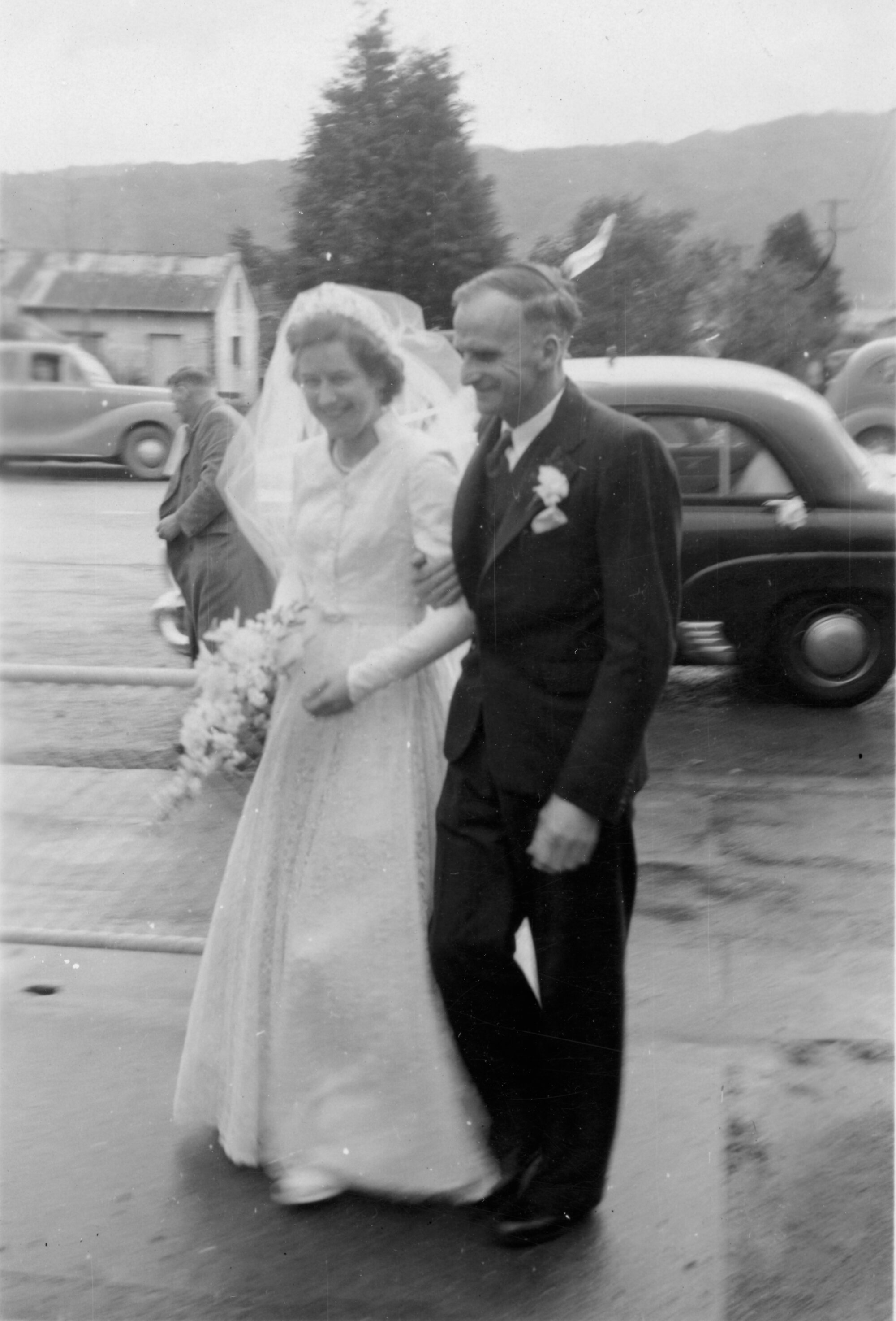 Wedding; Vin ('Snow') Benge, Kate Christina (Kit) Salisbury; Kit and ...