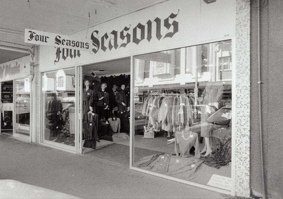 Main Street, north side; No. 117; Four Seasons fashion store celebrates ...