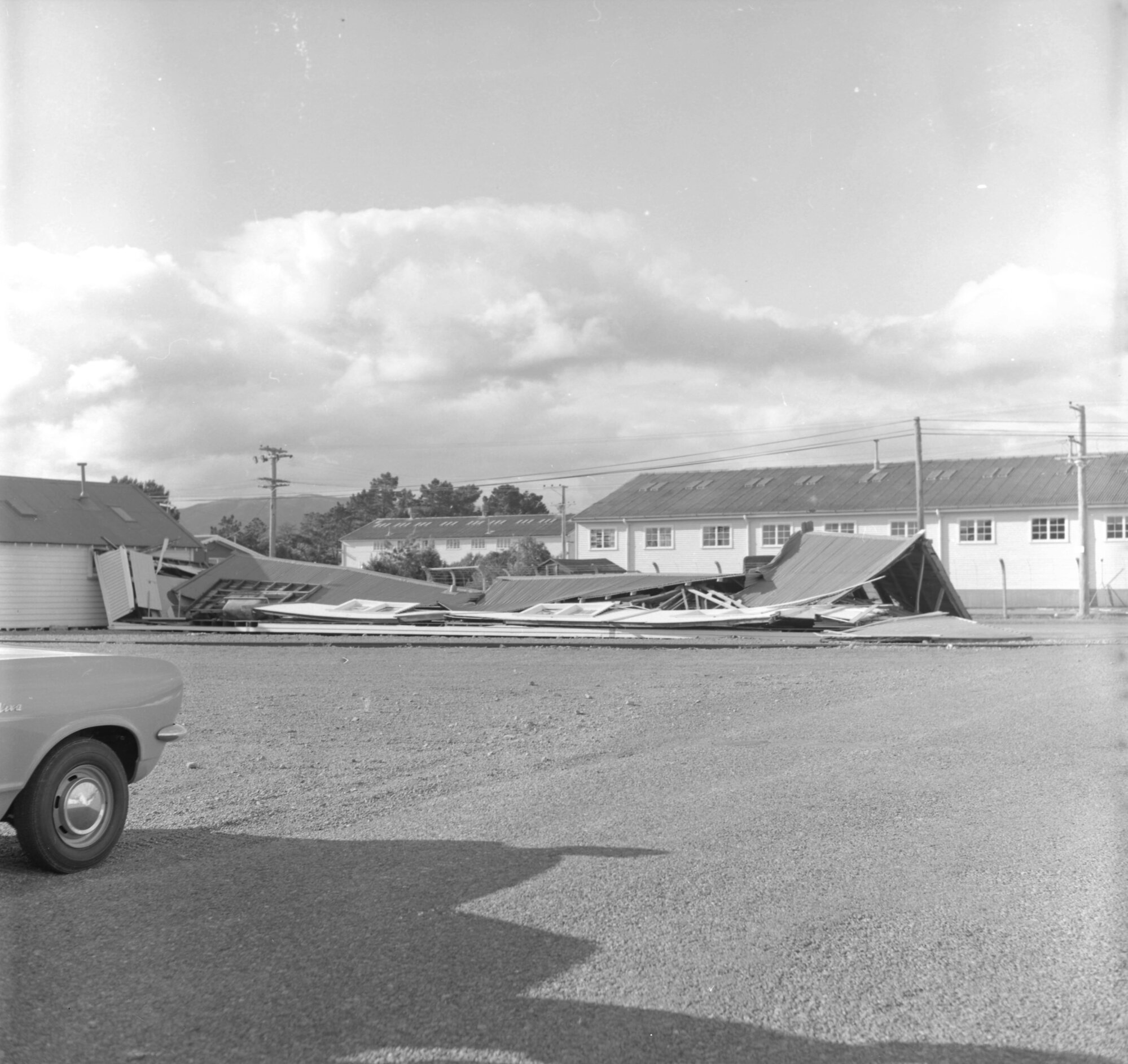 Wahine storm damage; Trentham Camp | Upper Hutt Libraries